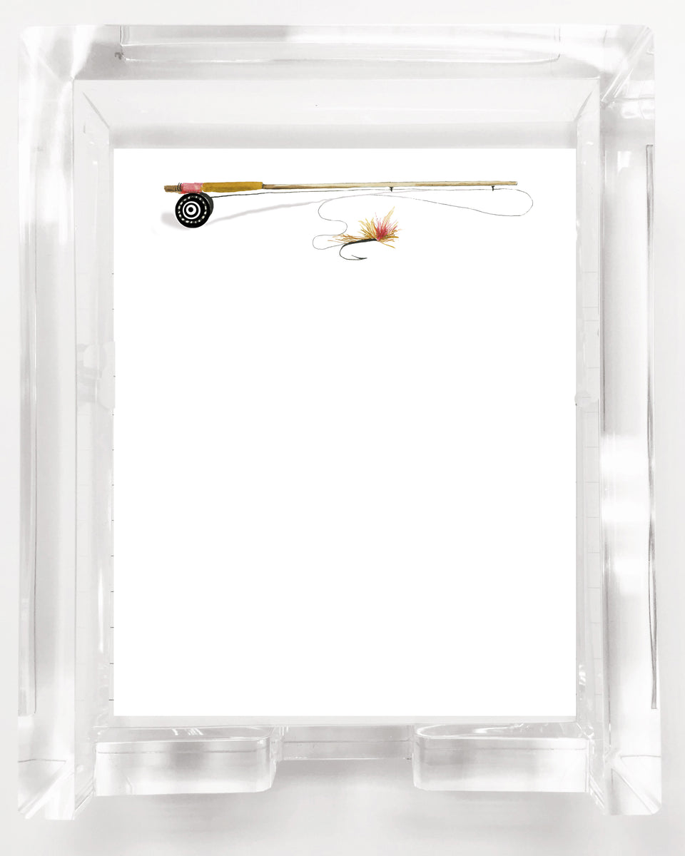 SNS171 Notepad unpadded Fly Fishing – Stevie Streck Designs